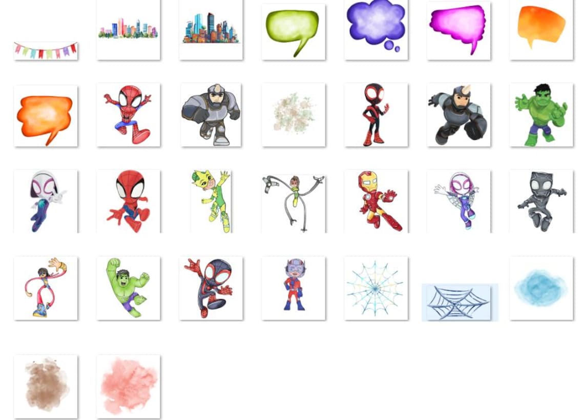 Watercolor Spidey PNG Clipart, Spidey and His Amazing Friends ...