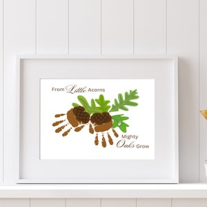Fall Handprint Bundle, Printable Handprint Craft, Thanksgiving ...