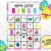 Easter Bingo, Easter Printable Bingo Cards, Easter Party Classroom Game ...