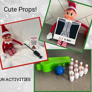 24 Day Elf Kit, Christmas Elf Activities Kit, Elf Props, Magical Scenes ...