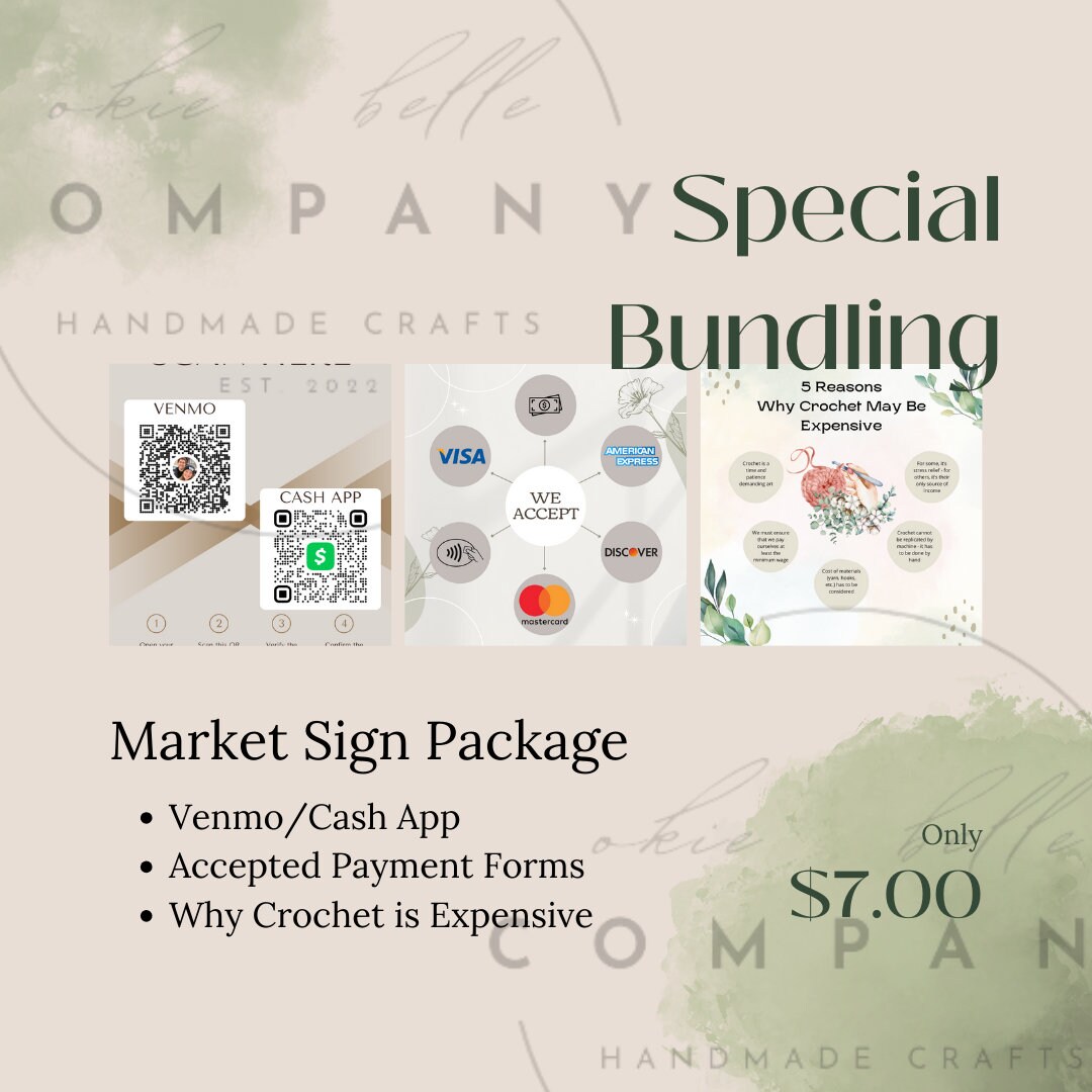 Market Sign Bundle - Digital Download, Printable Sign for Markets ...