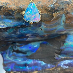 Stunning Opal Pendant - Etsy