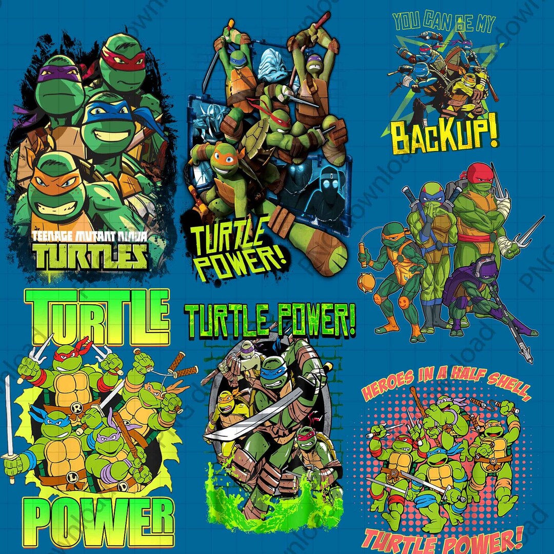 Group Ninja Turtle Png Bundle Teenage Mutant Ninja Turtle - Etsy