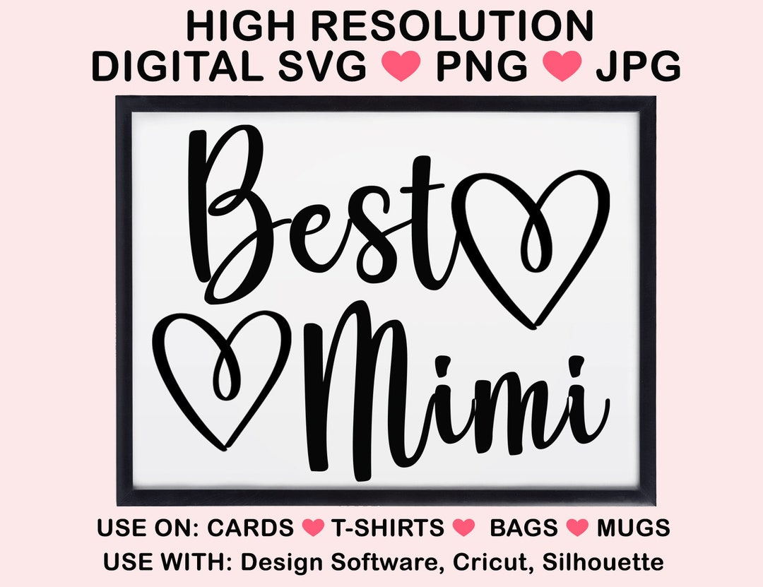 Best Mimi Digital File | SVG, PNG, Jpg, PDF Files| Easy to Cut Files ...