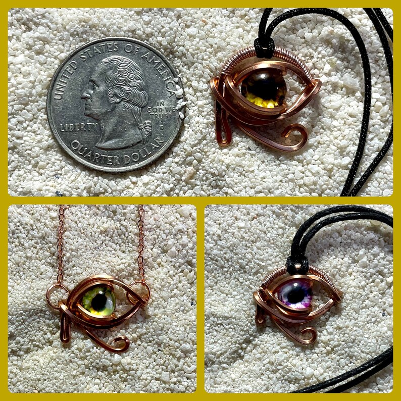 Eye of Horus Necklace Egyptian Evil Eye Evil Eye Necklace - Etsy
