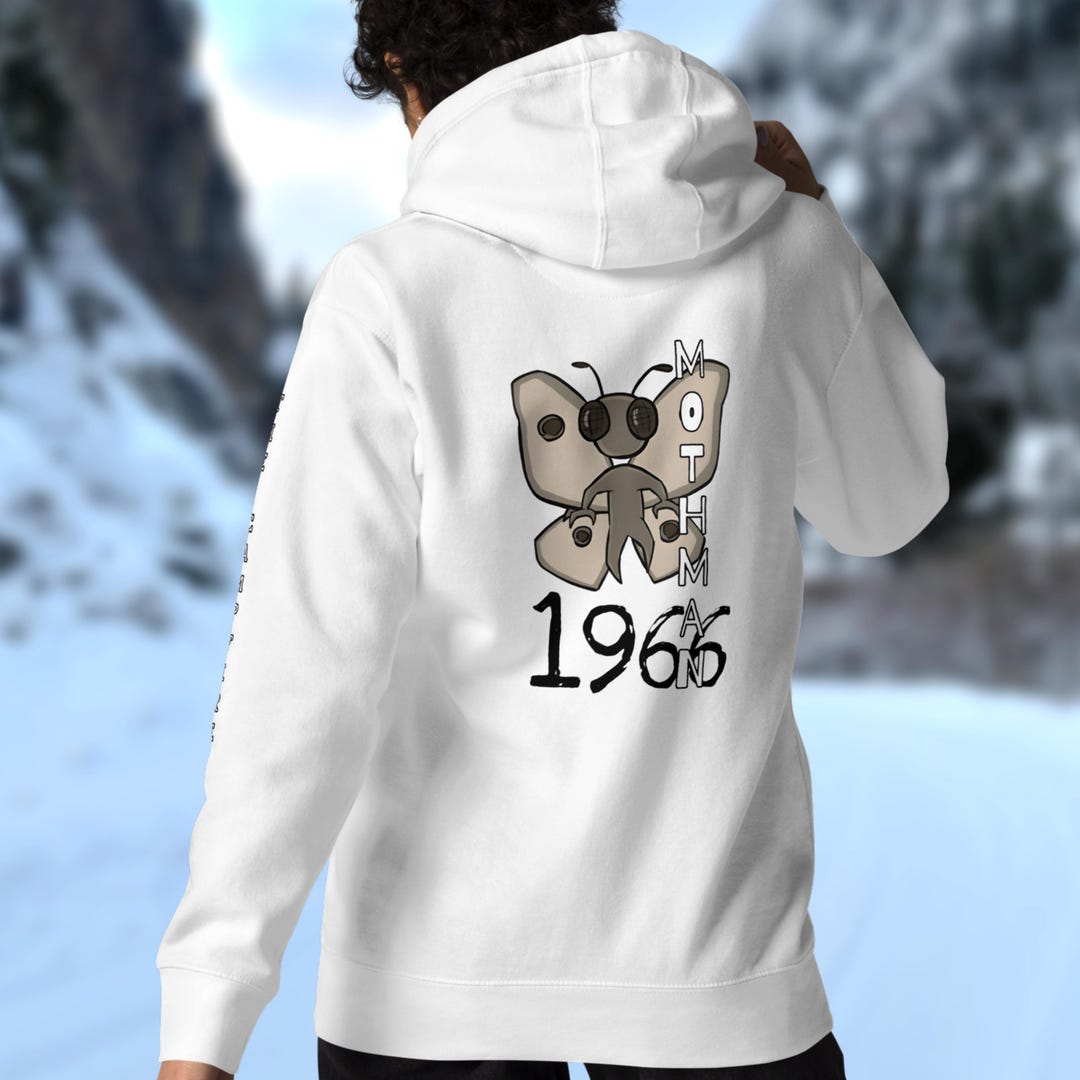 Mothman Hoodie: Cryptid Collection Unisex Sweatshirt - Etsy
