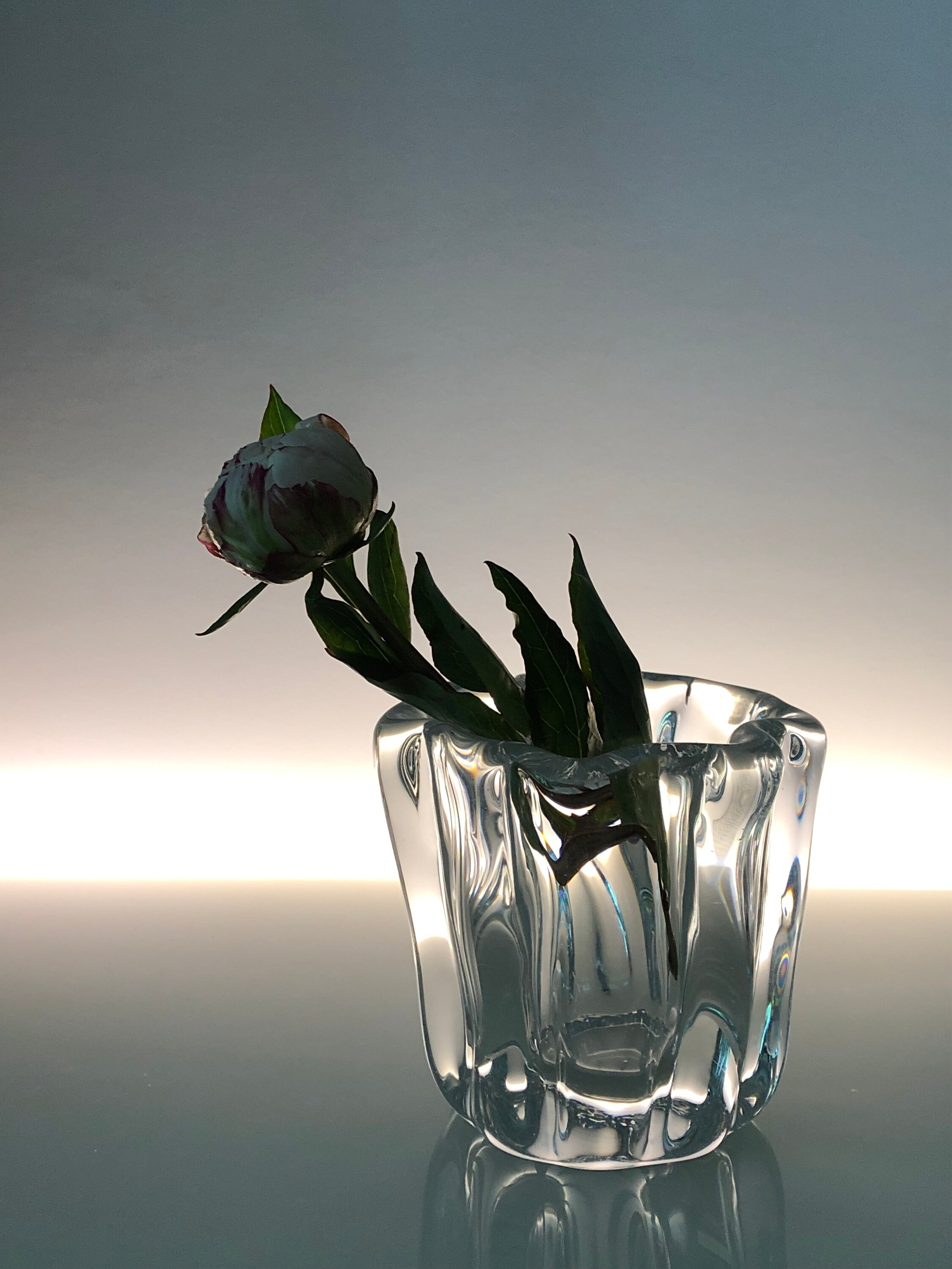 KALVOLAN KANTO Rear Crystal Vase by Tapio Wirkkala for - Etsy