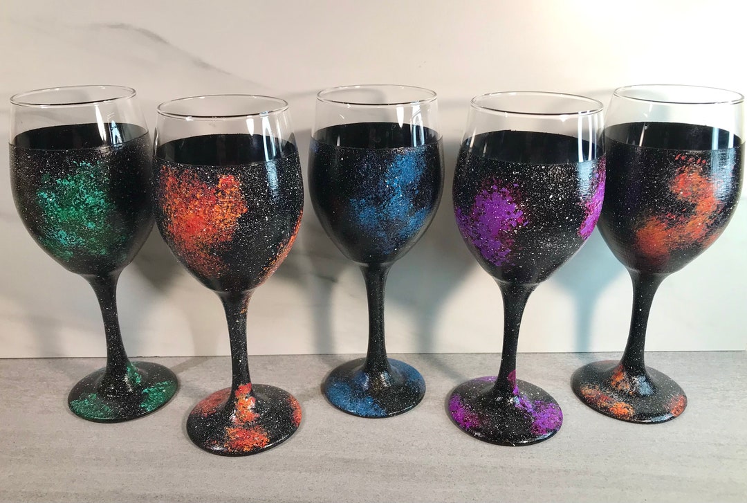 Galaxy Nebula Universe Glasses Glassware Set of 2 / Set of 4 - Etsy