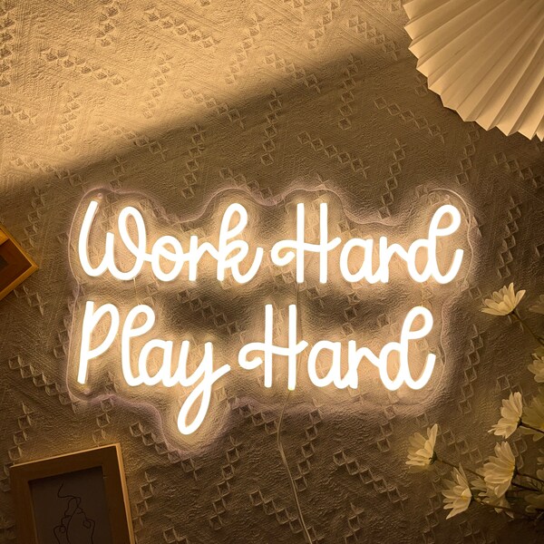 Work Hard Play Hard - Etsy