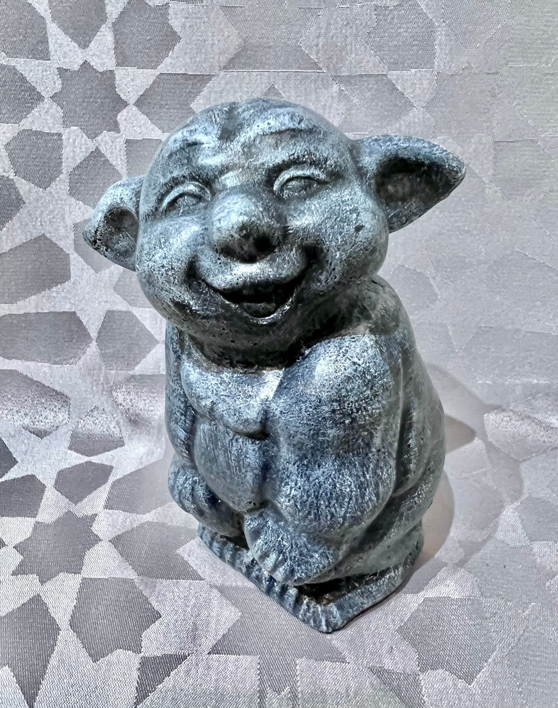 Cheeky Naughty Concrete Troll Gargoyle Sculpture Ornament Figurine ...