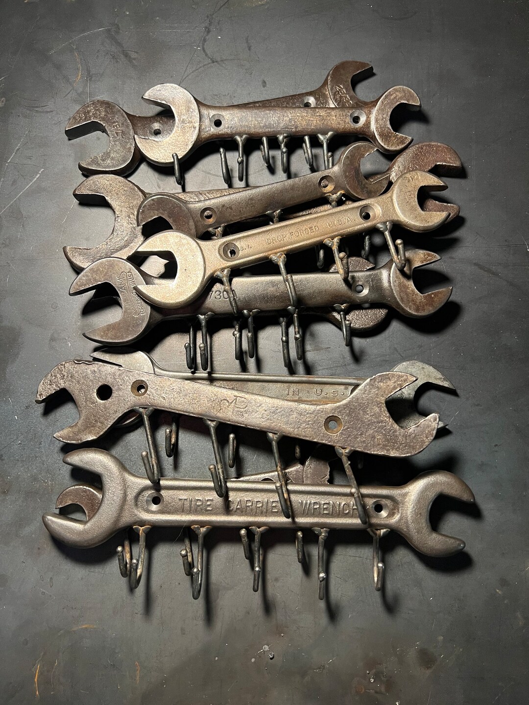 Rustic Wrench Key Holder - Etsy