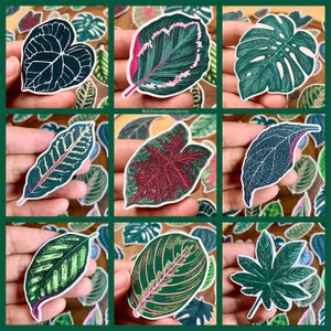 Leaf Sticker 27 Pcs Set Foliage Stickers Tropical Plant Stickers ...
