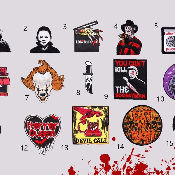 Horror Patches - Etsy