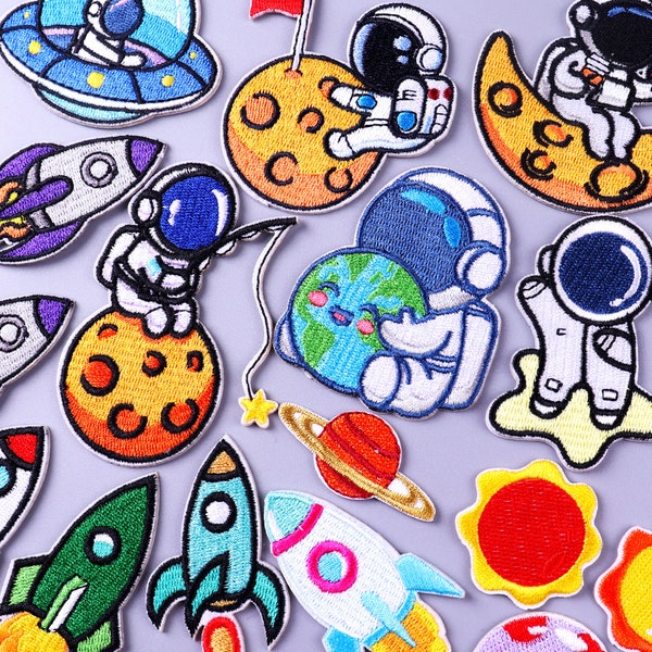 Spaceship Patch - Etsy