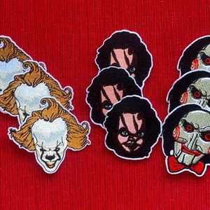 Horror Movie Patches Scream Iron on Michael Myers Freddy Krueger IT ...