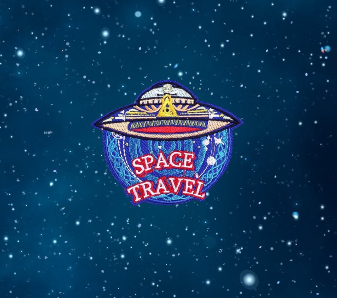 UFO Retro Patch Space Travel Iron on Embroidered Patch - Etsy