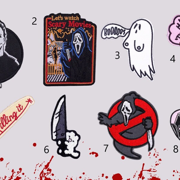Horror Patches - Etsy