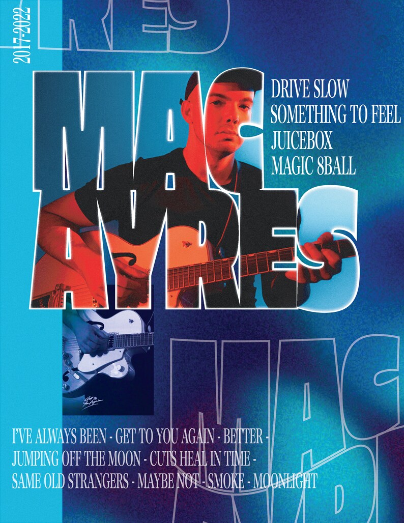Mac Ayres Poster Digital Download - Etsy