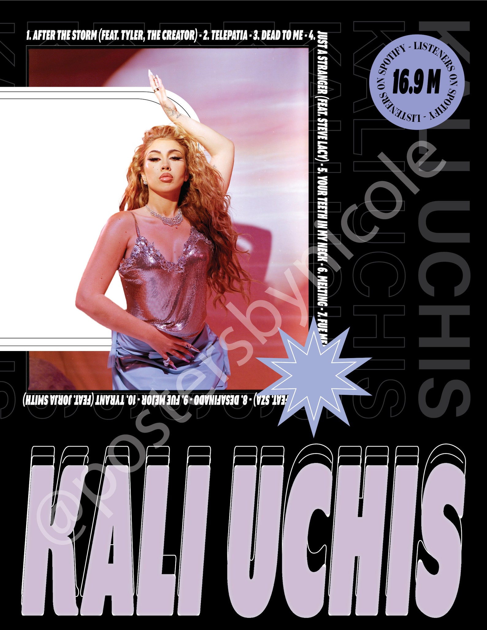 Kali Uchis Poster, Digital Download - Etsy
