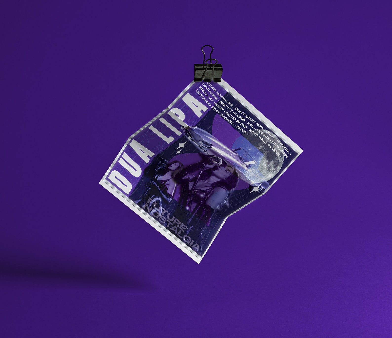 Dua Lipa Future Nostalgia Poster, Digital Download - Etsy