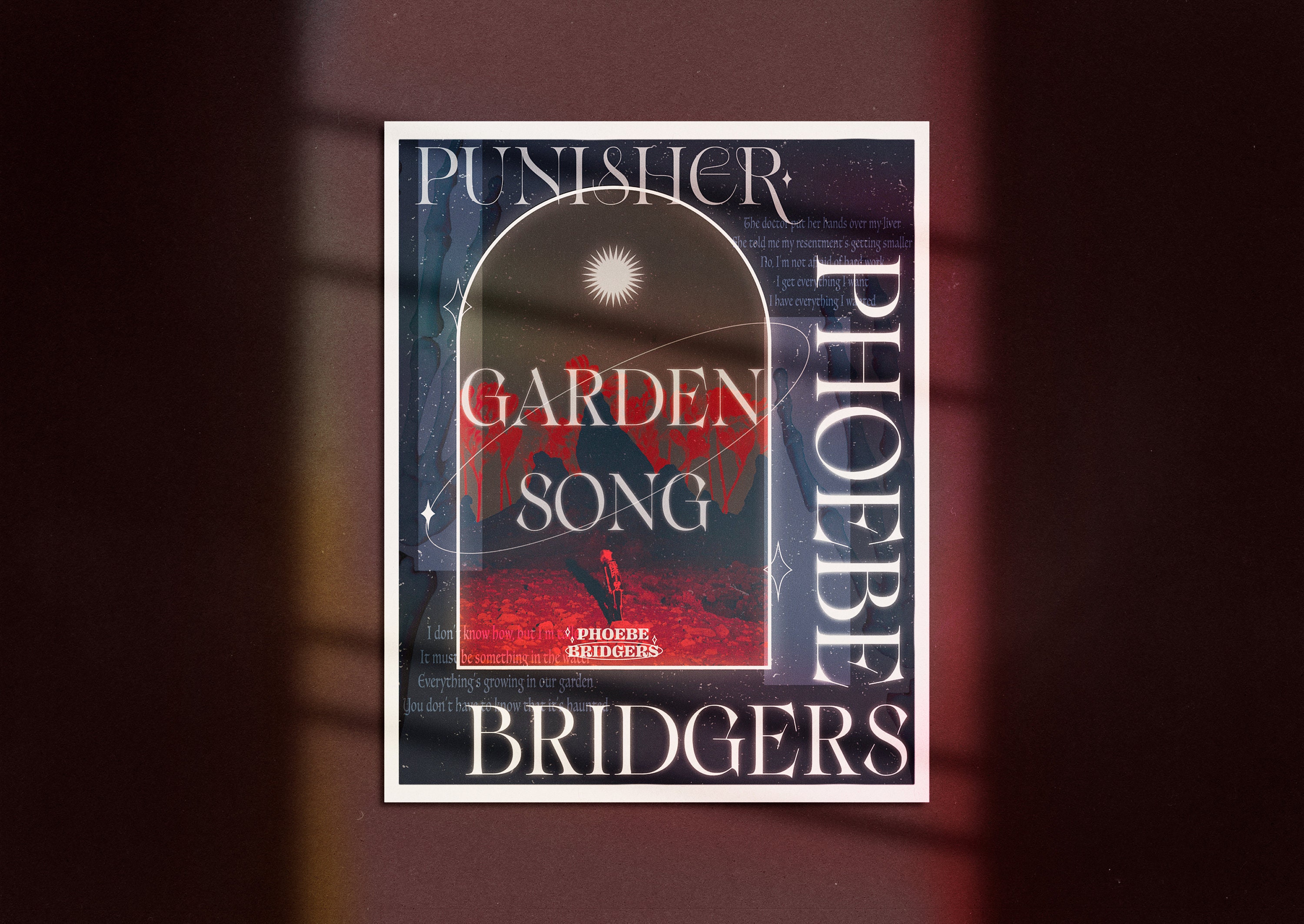 Garden Song by Phoebe Bridgers Song Poster, Digital Download - Etsy