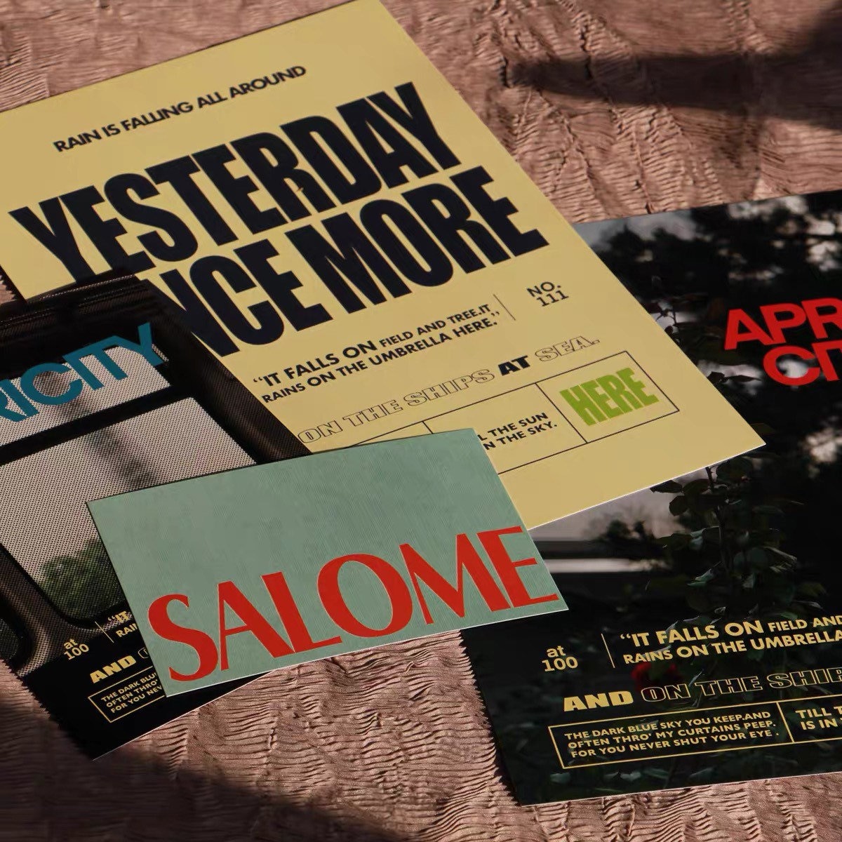 Poster Set luuj yesterday ONCE More Nostalgic - Etsy