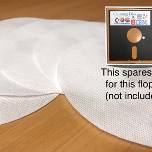 5 Ricambi Feltri Pulisci Testine Head Cleaning per Floppy Clean 5.25 ...