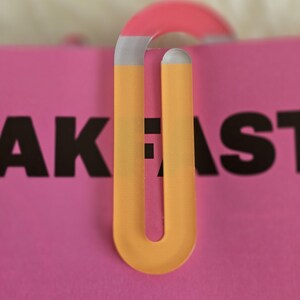 Large Paperclip Bookmark Pencil Bookmark Teacher Gift - Etsy