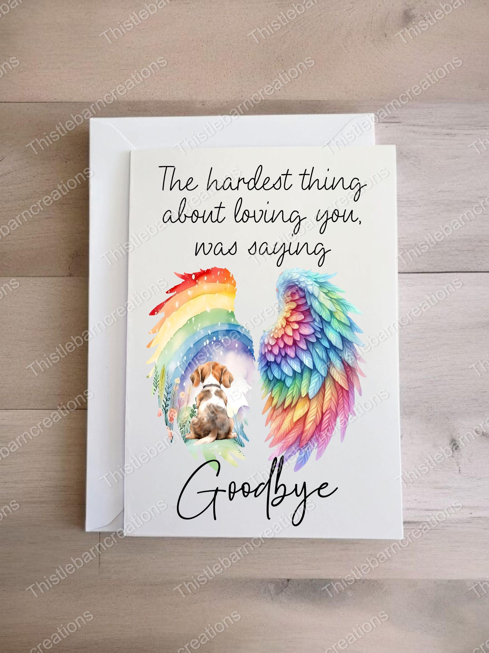 Pet Sympathy Card, Pet Bereavement Card, Dog Sympathy Card, Dog Loss ...