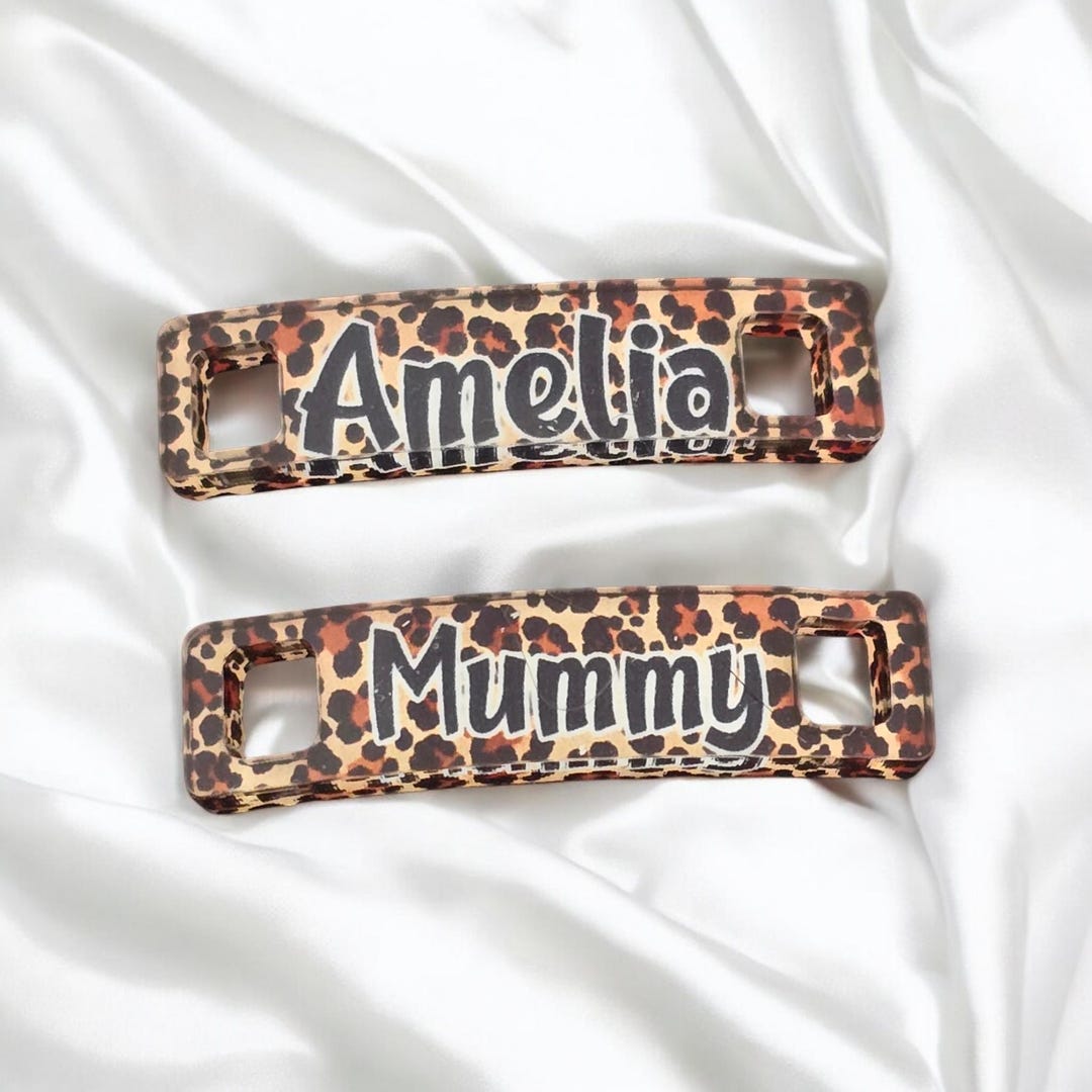 Trainer Tags Pair, Show Tags, Full Colour, Personalised With Any Name ...