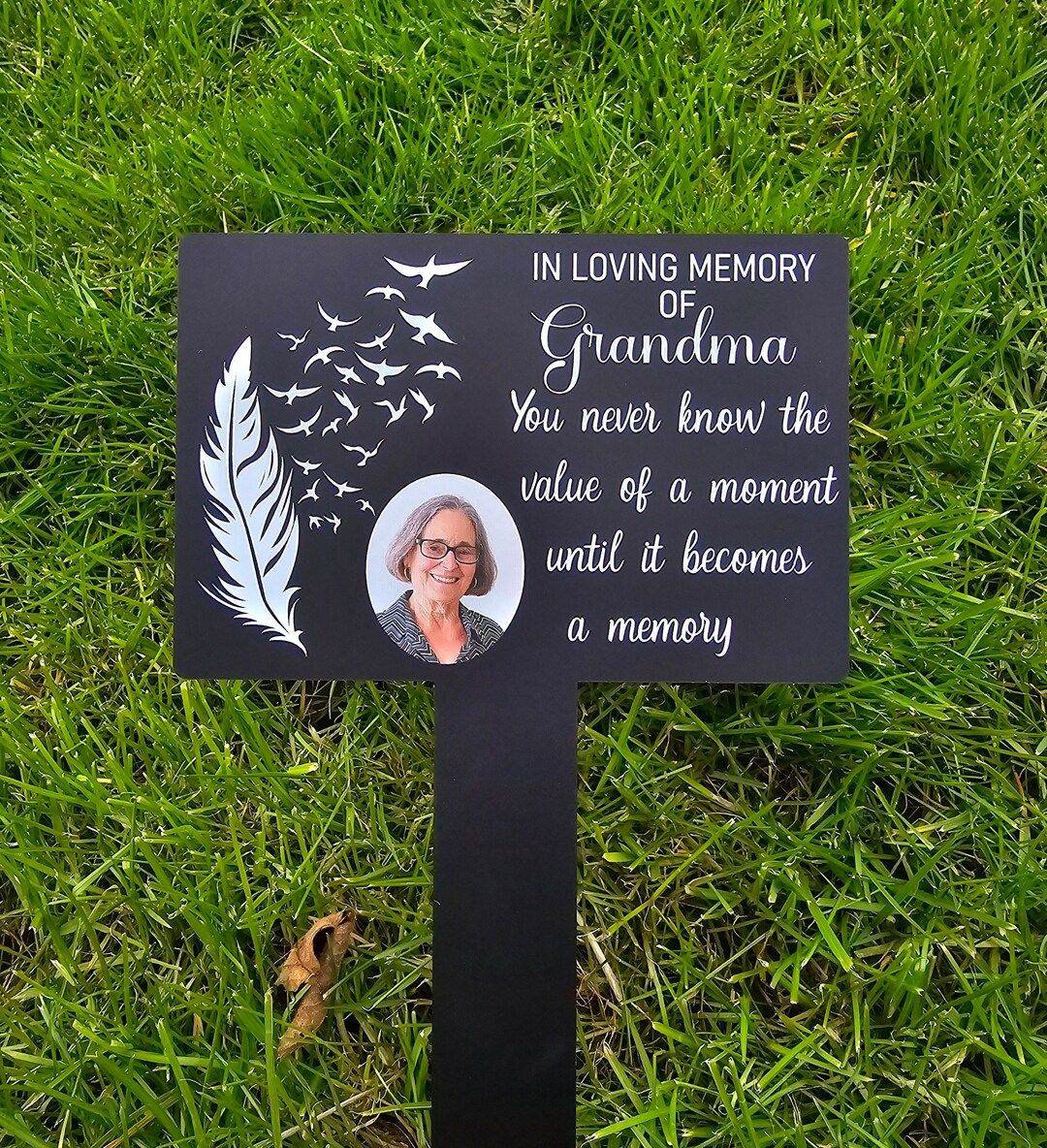 Personalised Grave Ornament Marker Remembrance Memorial Remembering ...