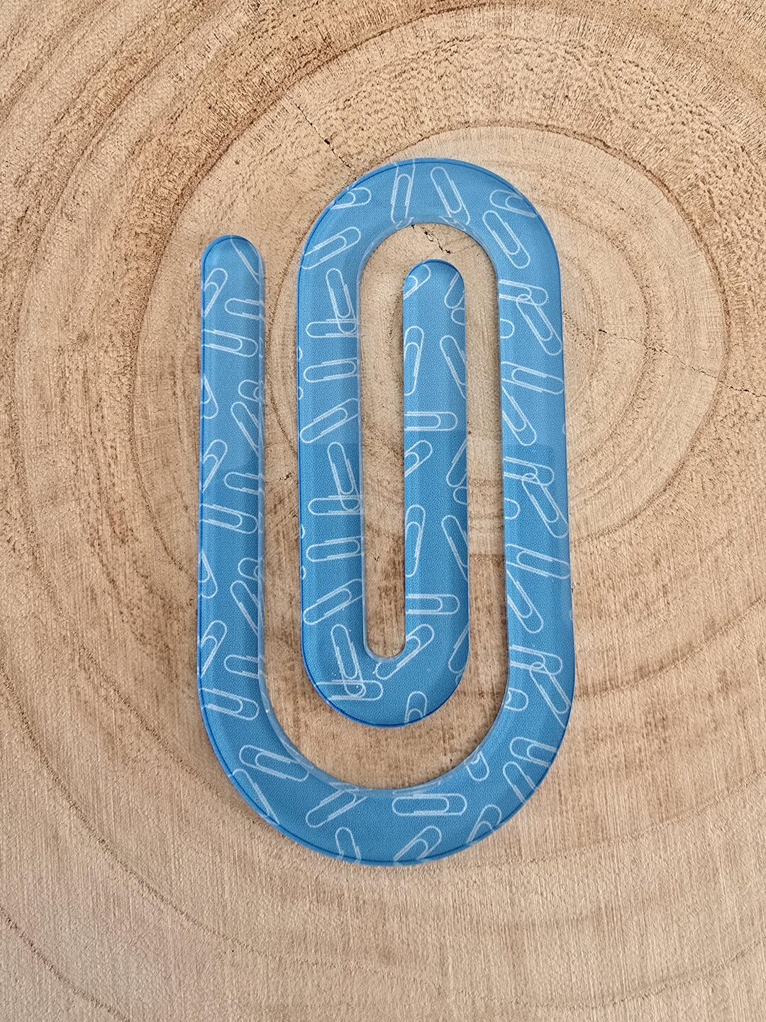 Large Giant Paperclip Bookmark Blue Paperclips - Etsy