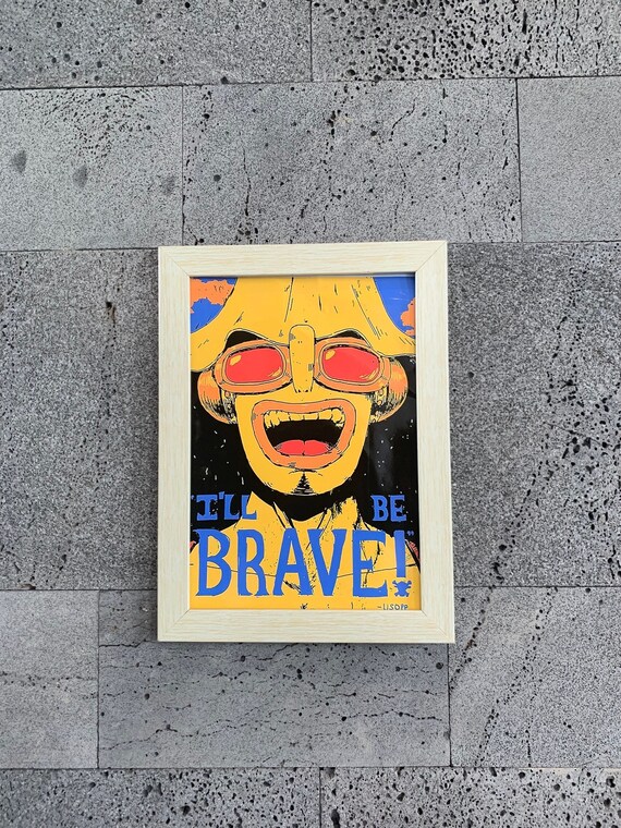 One Piece Poster Usop Shaving Print Matte Prints multiple - Etsy