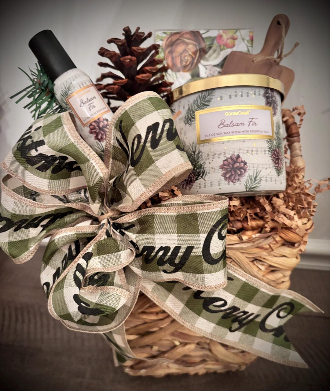 Mini-christmas Hostess Gift Basket - Etsy