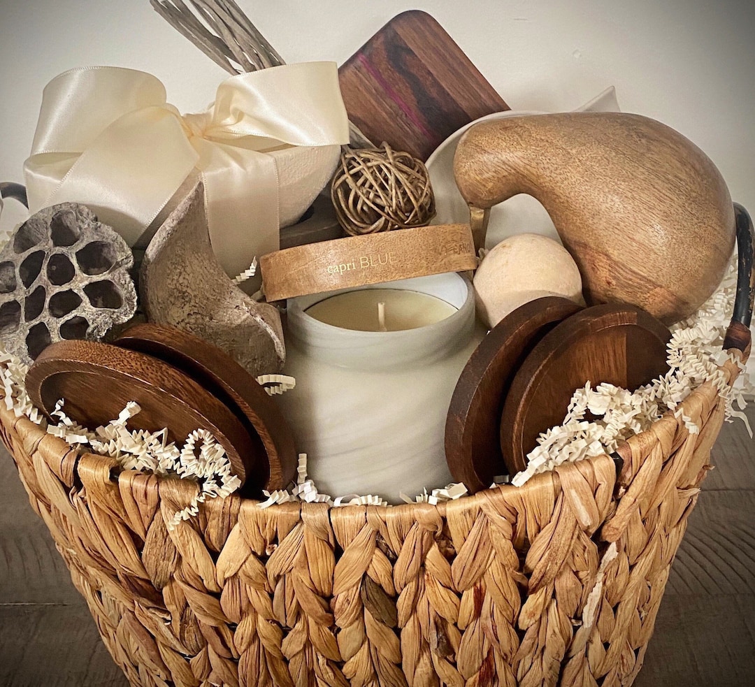 Elegant Housewarming Gift Basket ideal for Realtors - Etsy
