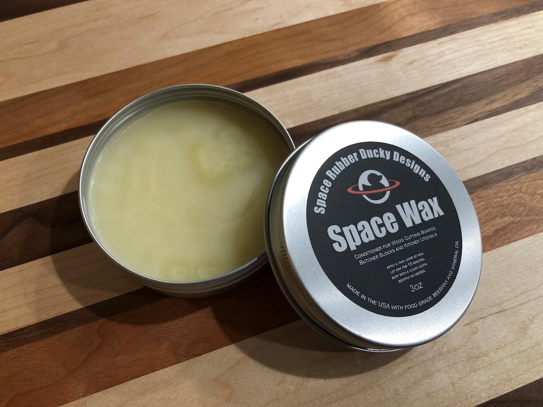 Space Wax - Conditioner for Wood Cutting Boards, Butcher Blocks ...