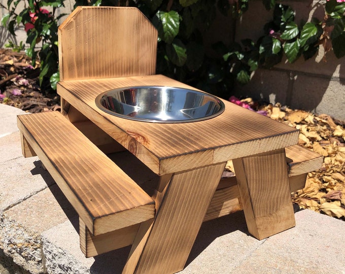 Cedar Wooden Squirrel/bird Feeder Picnic Table 10 X 5.5" - Etsy