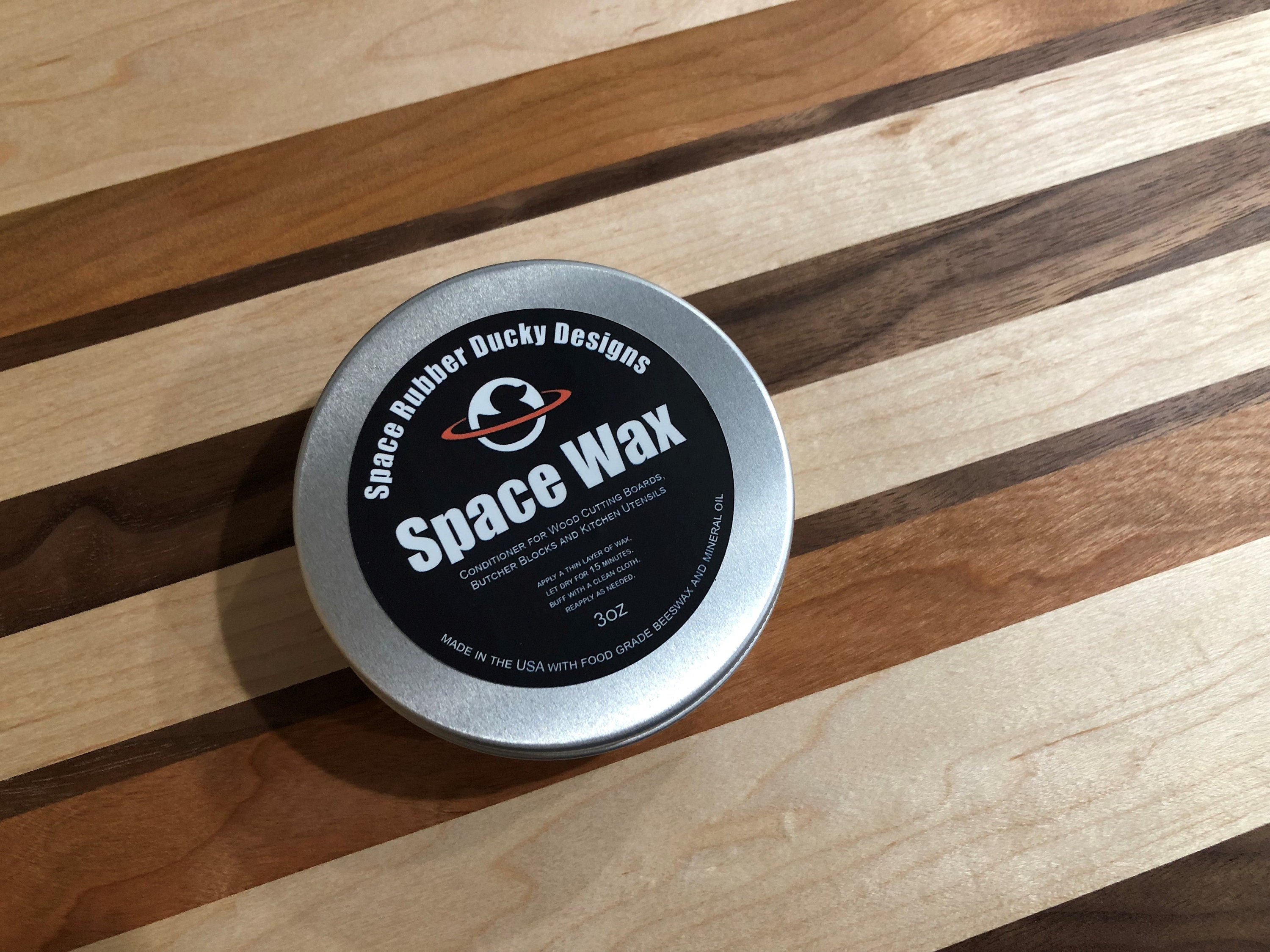 Space Wax - Conditioner for Wood Cutting Boards, Butcher Blocks ...