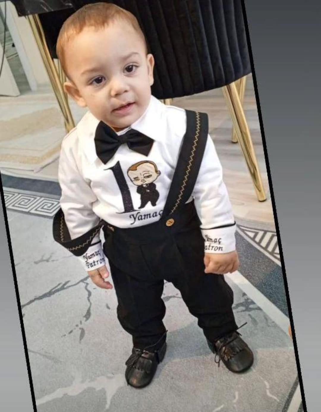 Personalized Baby Boy First Birthday Outfit: Embroidered Suit Set - Etsy