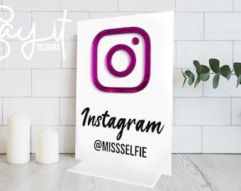 Instagram 3d Sign - Etsy
