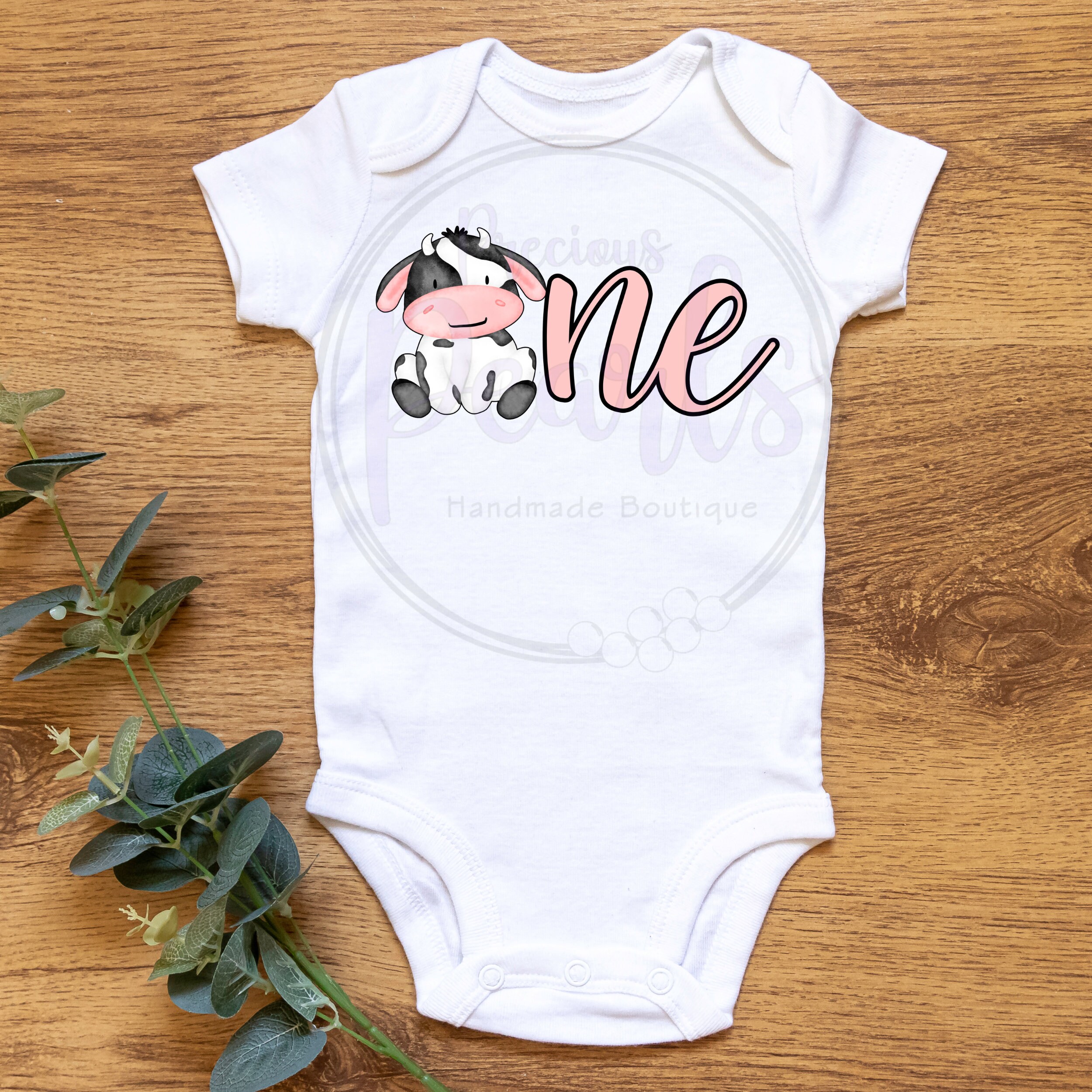 Cow First Birthday PNG, First Birthday Cow Digital Download, Farm ...