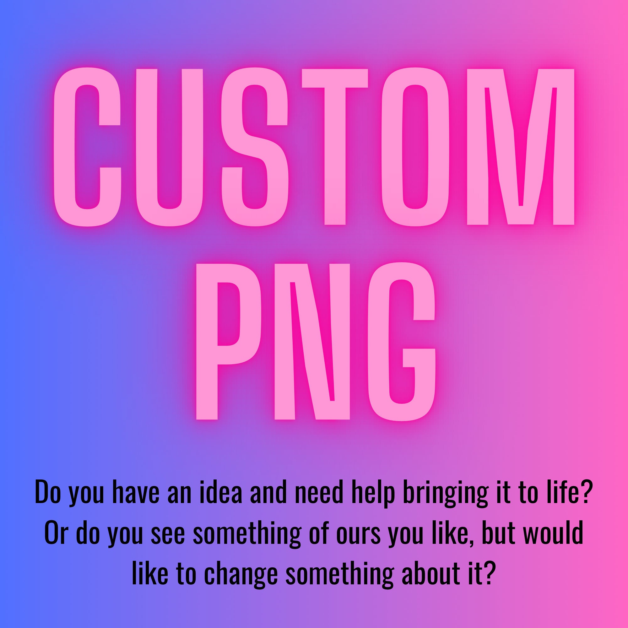 Custom PNG, Personalized PNG, Digital Download File - Etsy