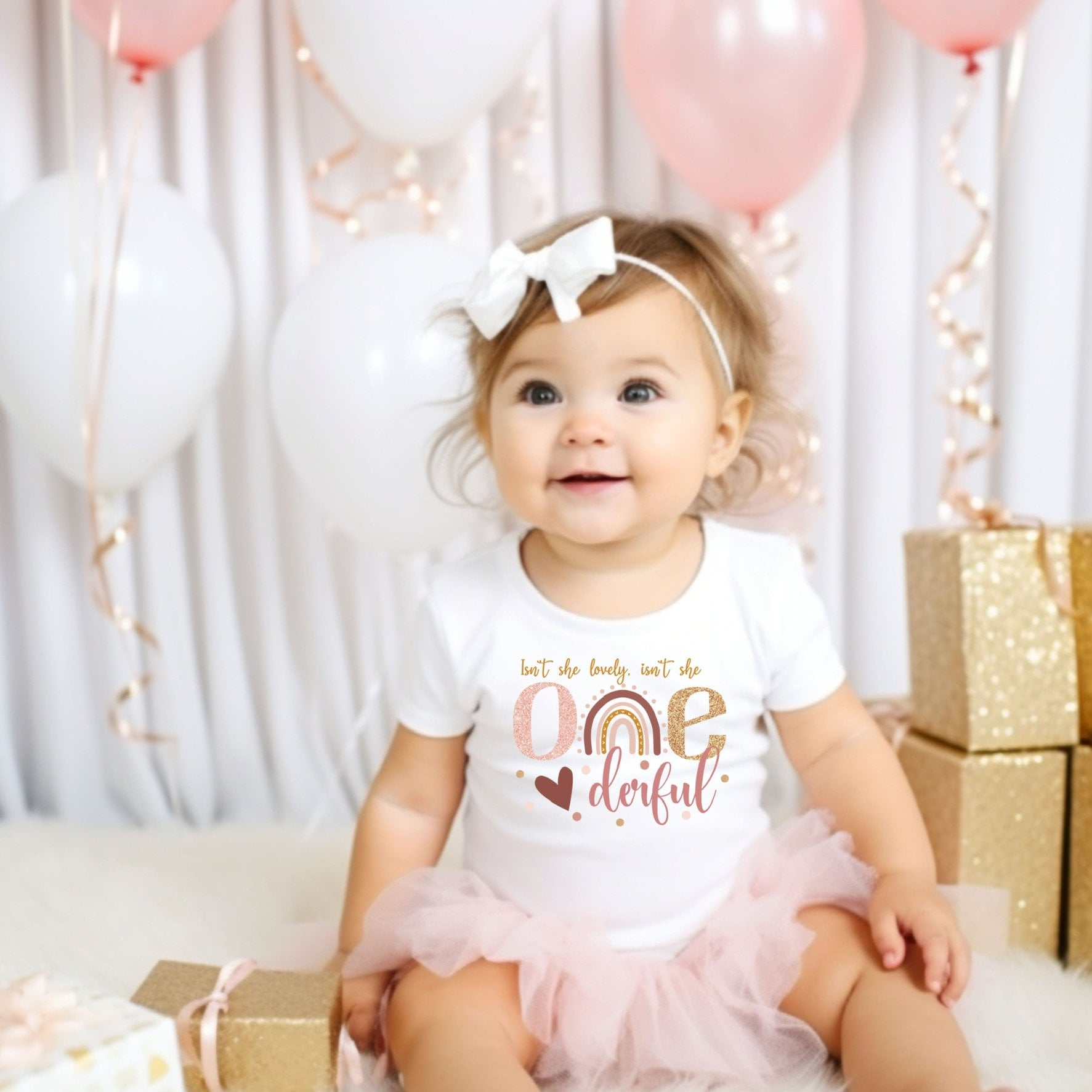 One-derful First Birthday PNG, First Birthday Rainbow Digital Design ...