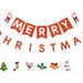 Merry Christmas Printable PDF Banner Instant Download Easy DIY Garland ...