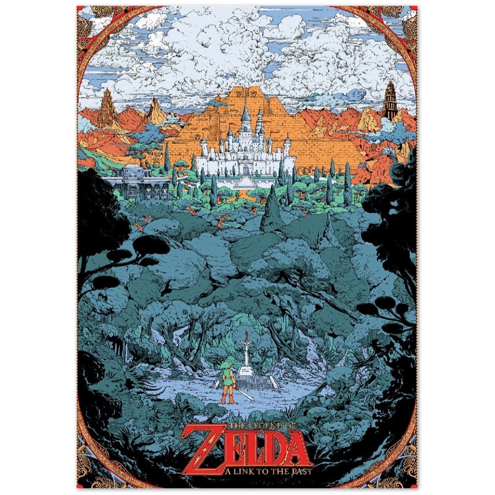 Zelda Poster, Legend of Zelda Poster sold by FloralX | SKU 242265 ...