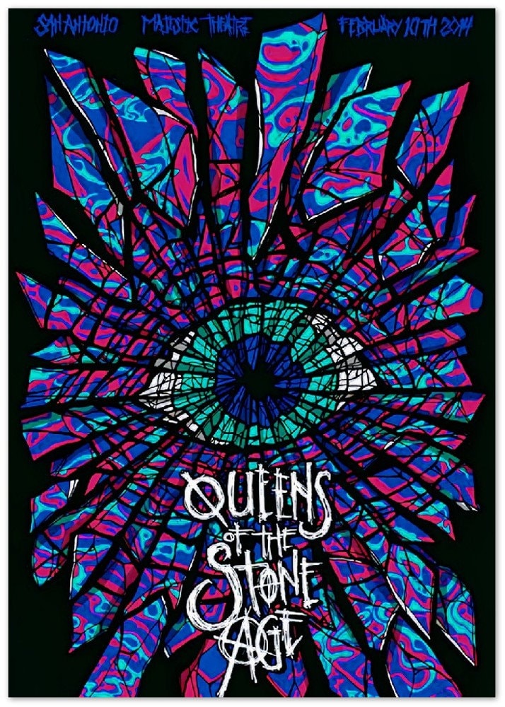 Queens Of The Stone Age Concert Poster sold by Christopher Campbell ...