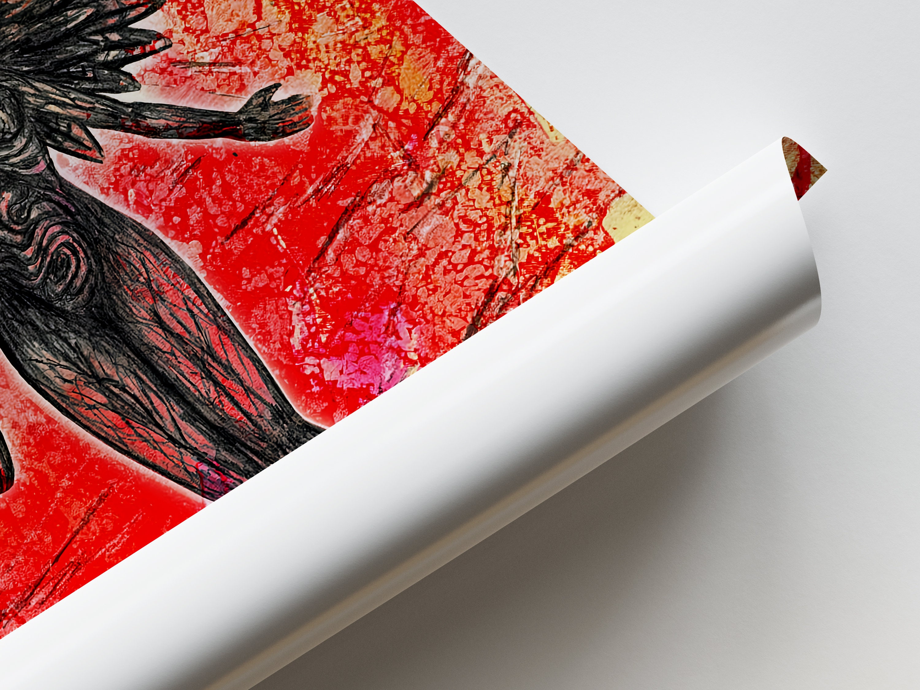 Vintage In Utero Nirvan.a Poster