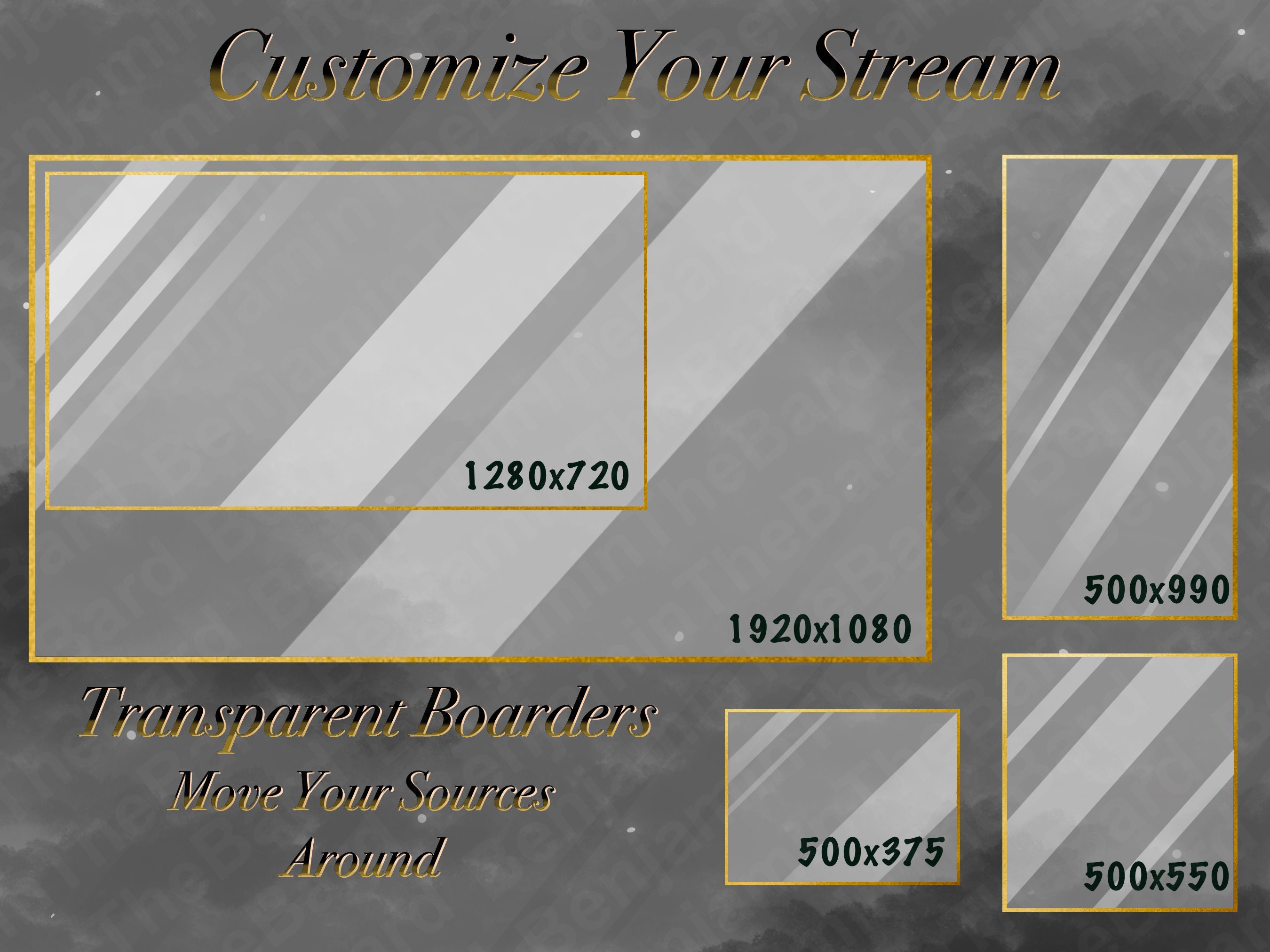 Animated Twitch Overlay Celestial Moth Stream Pack | Witchy Premade ...