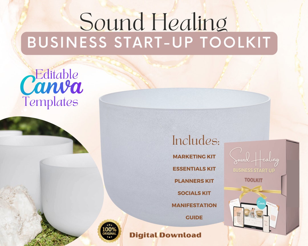 Sound Healing Business Startup Toolkit Sound Healing Sound - Etsy