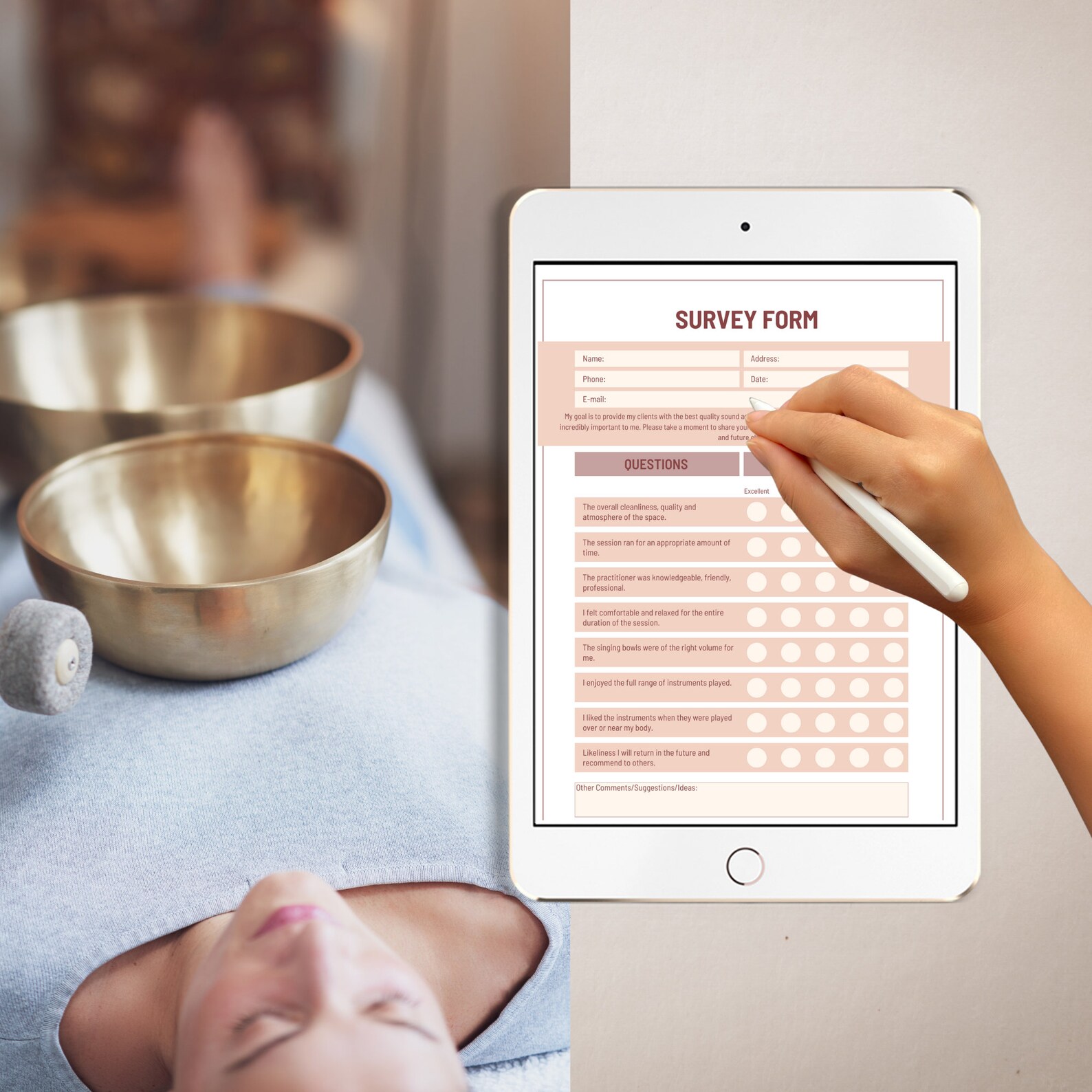 Sound Healing Client Intake, Consent, Waiver Forms, Welcome Pack, Sound ...